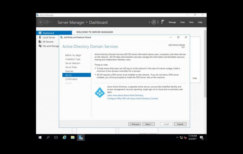הגדרת DC – Domain Controller ב Windows Server 2016/2019 – טל בן שושן