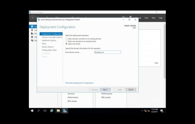 הגדרת DC – Domain Controller ב Windows Server 2016/2019 – טל בן שושן