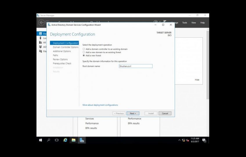 הגדרת DC – Domain Controller ב Windows Server 2016/2019 – טל בן שושן
